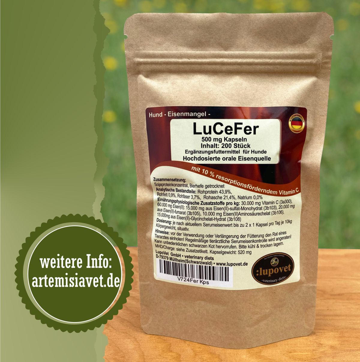 LuCeFer Eisen-Pulver | 120 g | V724Fer120